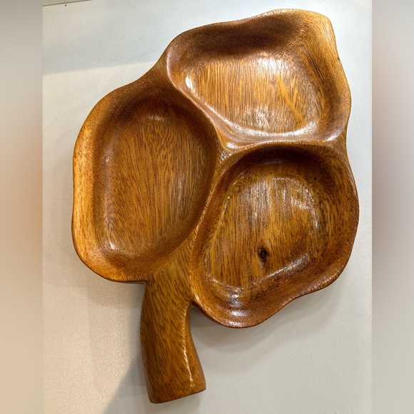 monkey pod wood | Accents | Monkey Pod Vintage Dish Woods Of Hawaii 3 ...